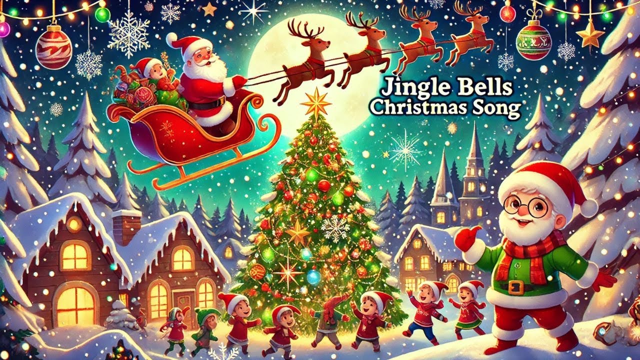 Jingle Bells Christmas Song 🎄 | Magical Animated Holiday Adventure for ...