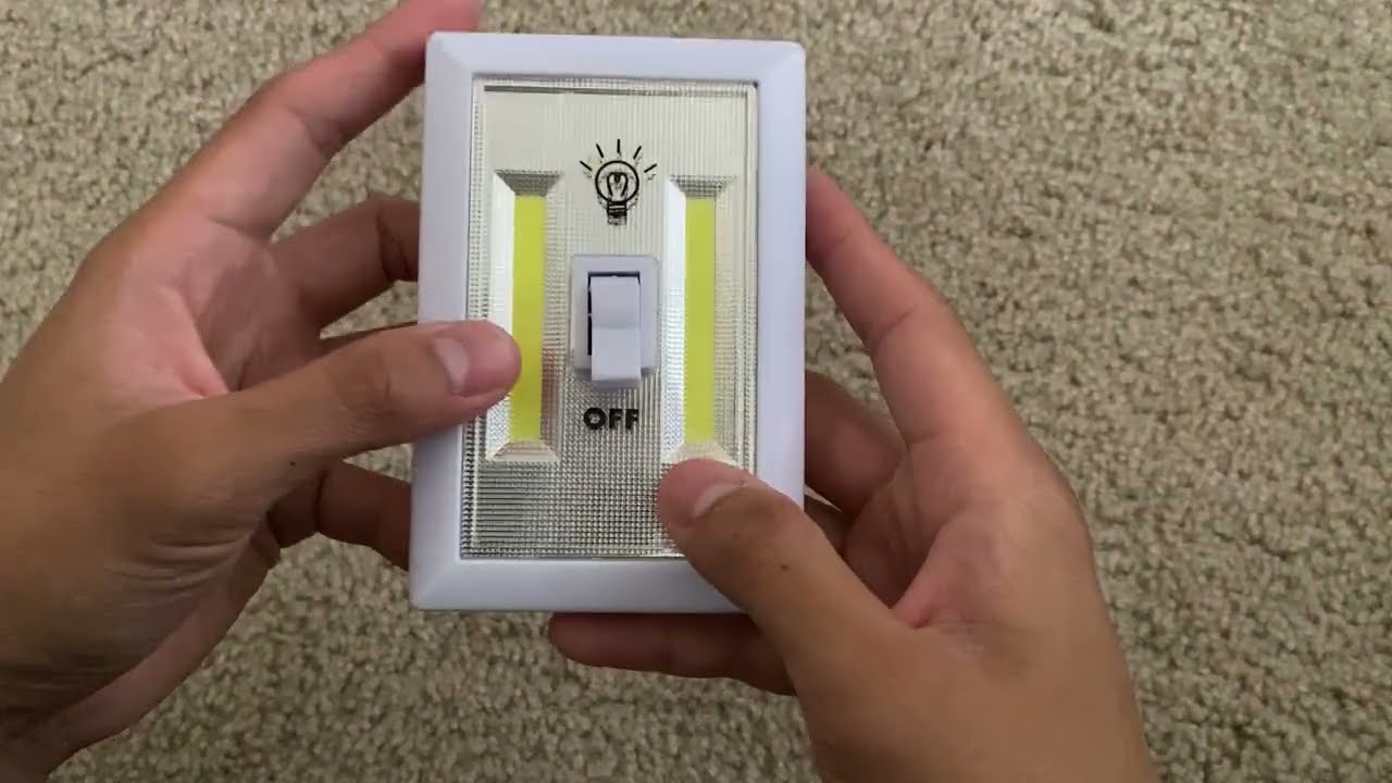 Lights by Night Wireless LED Light Switch Showcase - YouTube