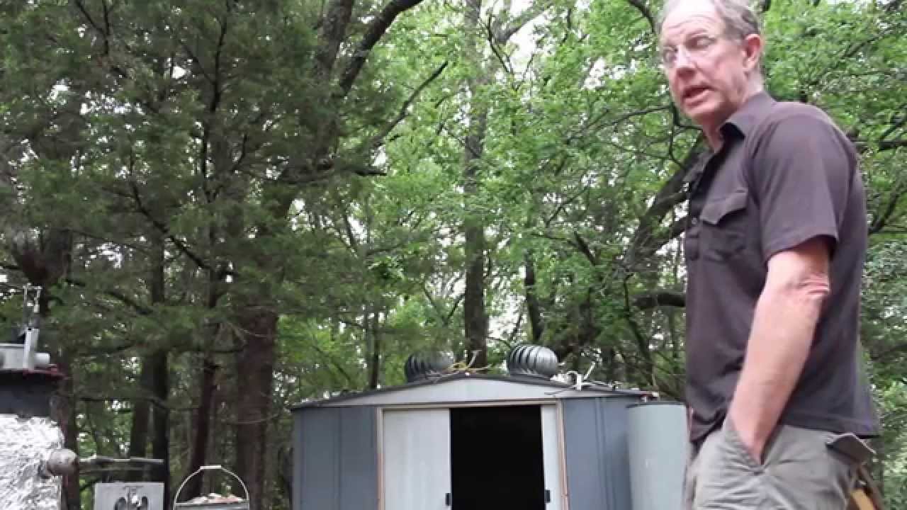 my dad's FEMA gasifier part 1 - YouTube