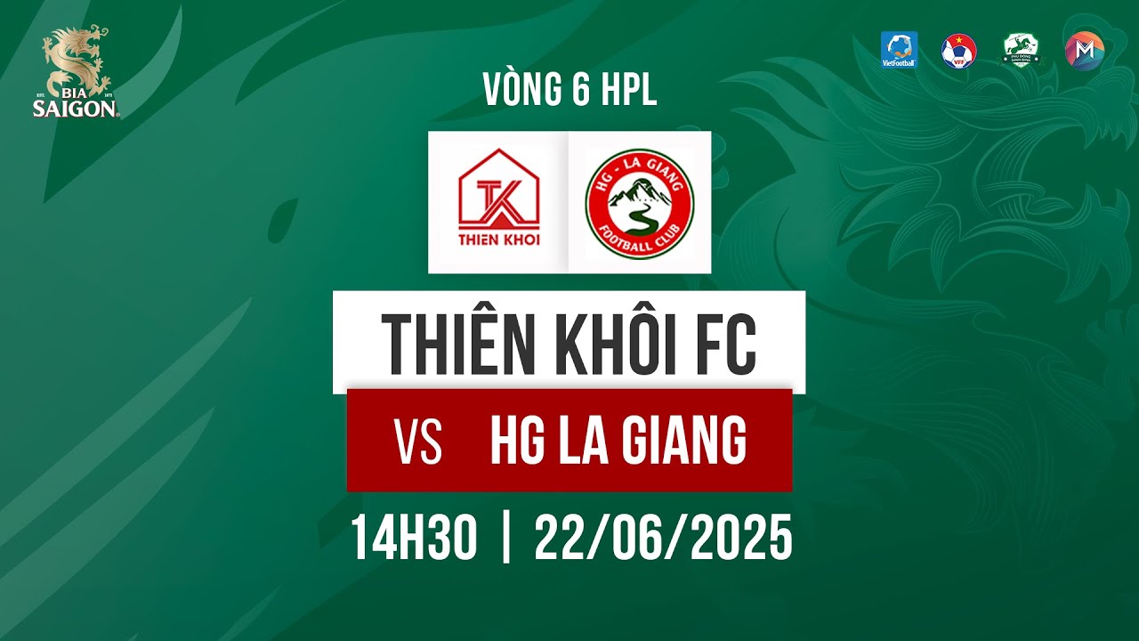 🔴Trực tiếp: THIÊN KHÔI FC vs HG LA GIANG FC | GIẢI BÓNG ĐÁ 7 NGƯỜI VĐQG CUP 2025 - HPL - YouTube