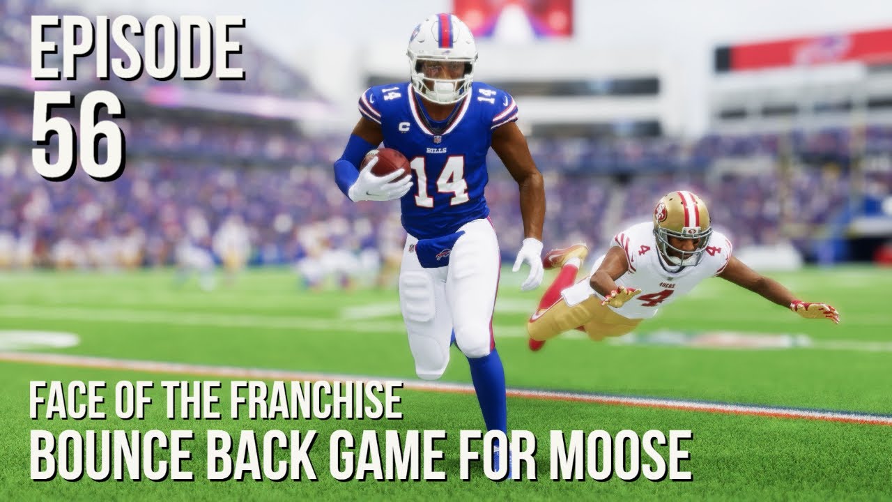 Huge Bounce Back Game For Moose | Face of the Franchise | Madden NFL 23 ...