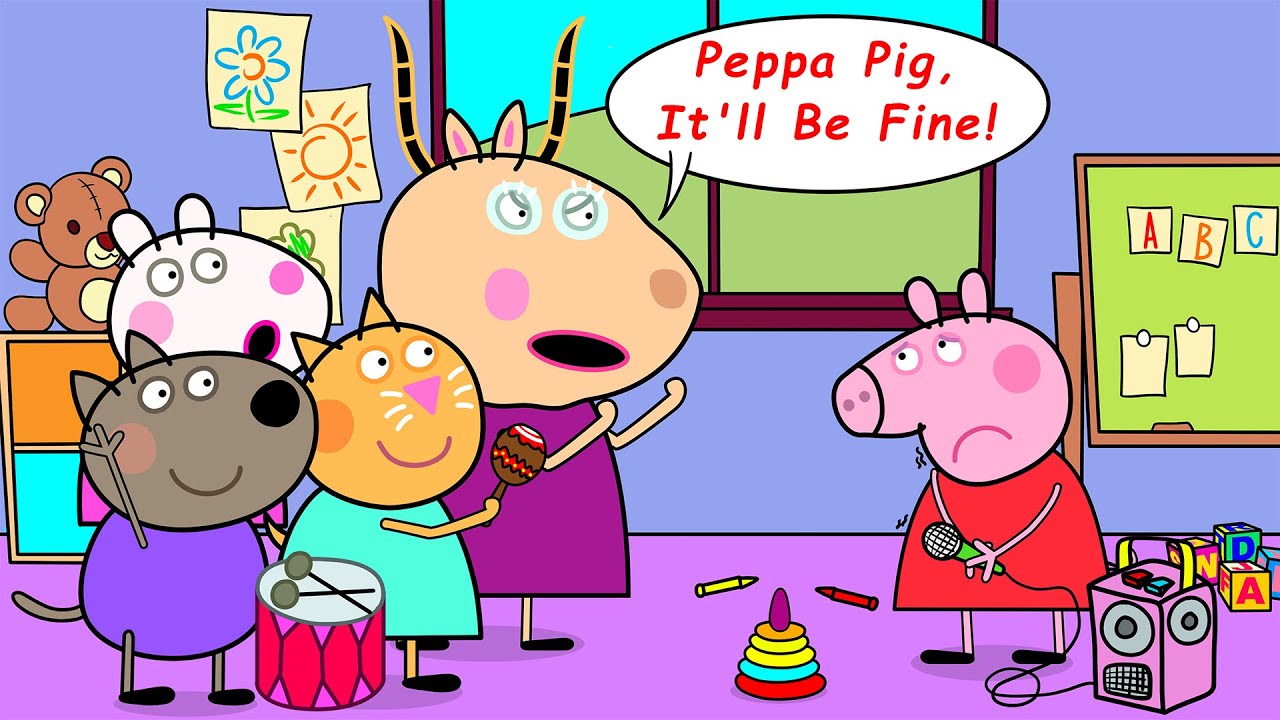 Peppa Pig's Talent Day | Peppa Pig Fanmade Coloring Story - YouTube