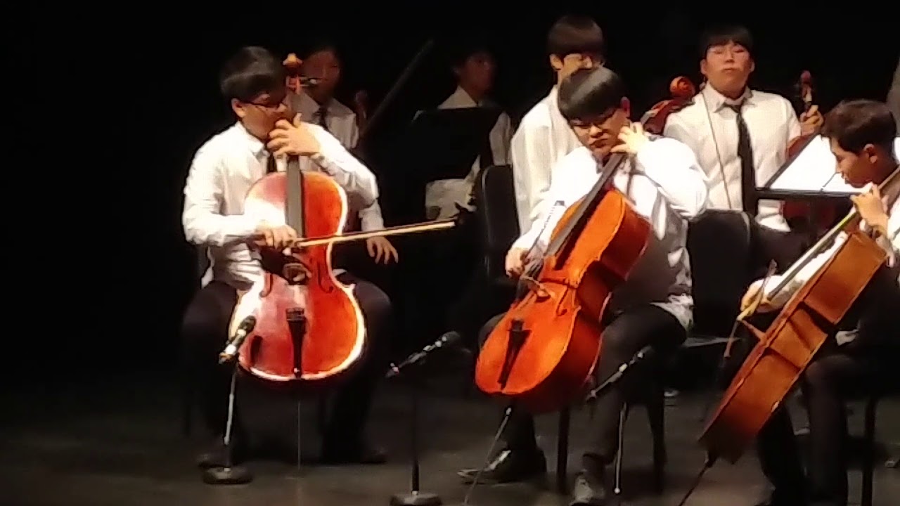 Viva la vida for three cellos 과천드림트리앙상블 - YouTube
