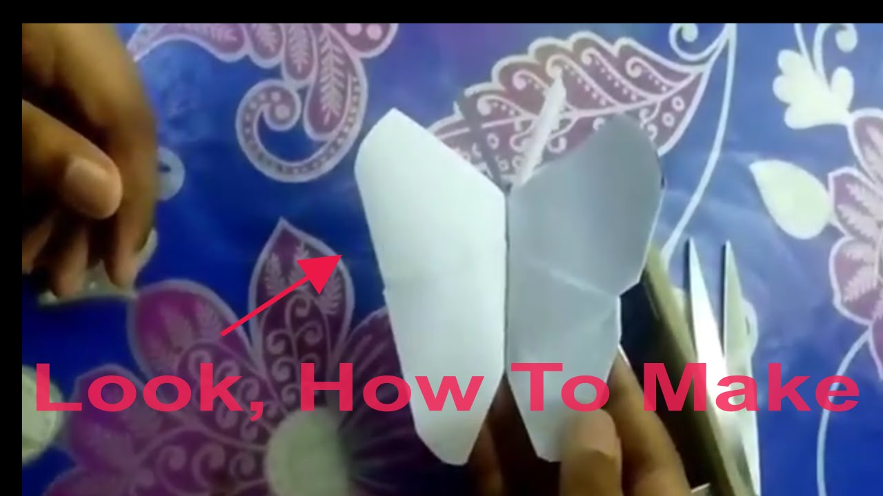 How to make a butterfly - YouTube