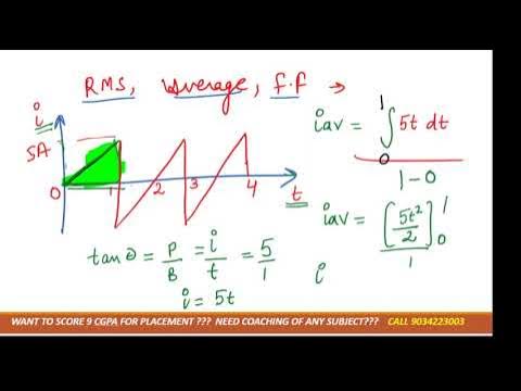 lec-9 triangular waveform based problem .calculation of rms,average ...