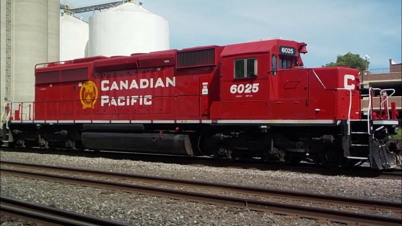 CP 6025 SD40-2 idling 6/18/22 - YouTube