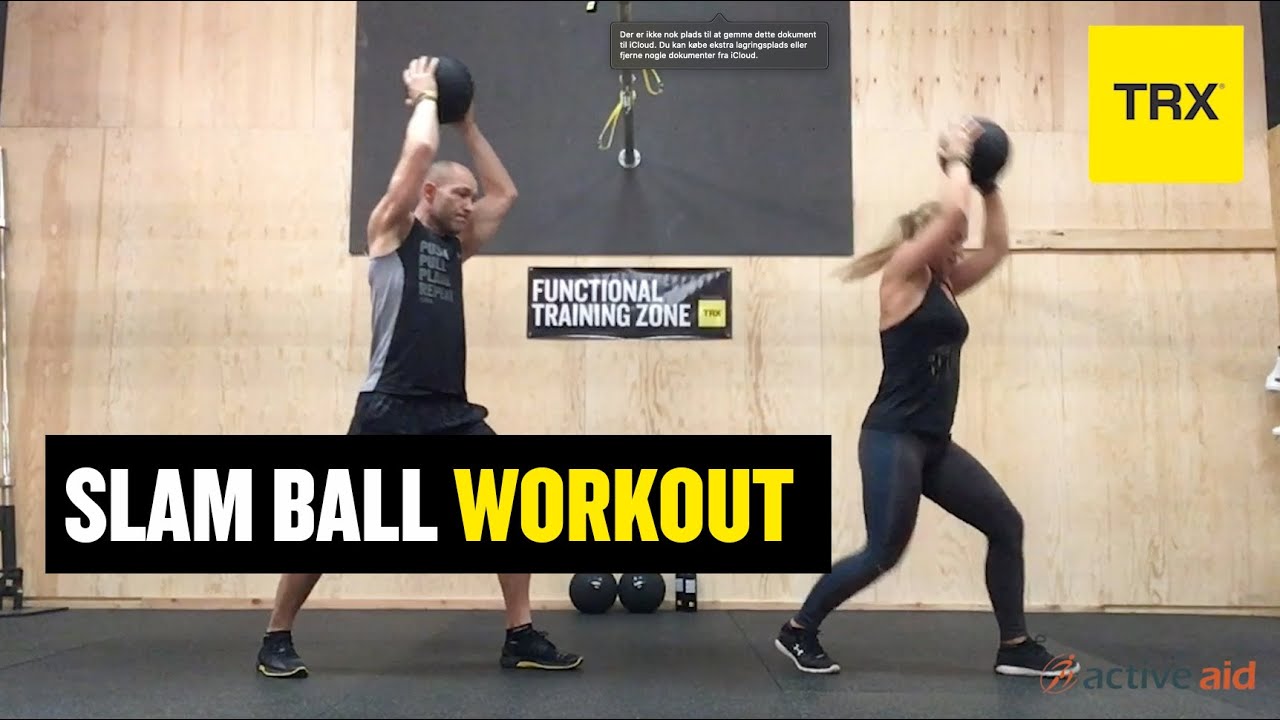 Slamball Workout-øvelser. Sådan kan du bruge en Slamball - YouTube