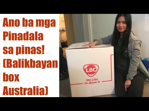 Australia Balikbayan box (padala sa Pamilya) - YouTube