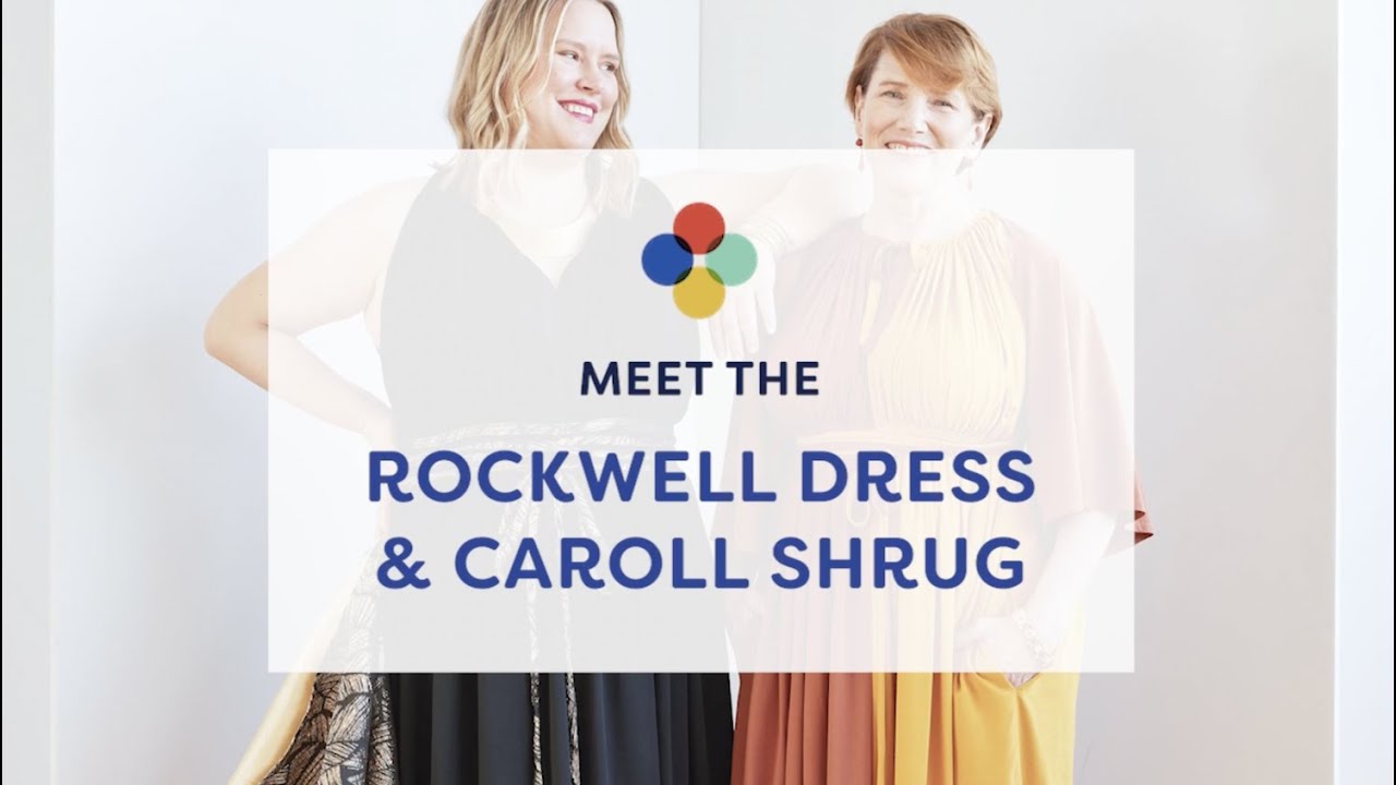 Meet the Rockwell Dress and Caroll Shrug! Cashmerette Club sewing ...