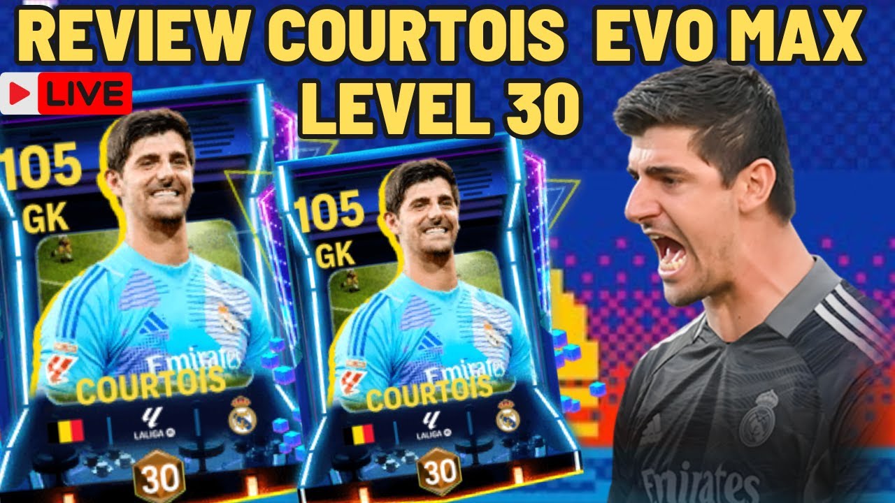 REVIEW GK COURTOIS EVO MAX LEVEL 30 !! FULL GAMEPLAY PUSH RANK !! EA ...