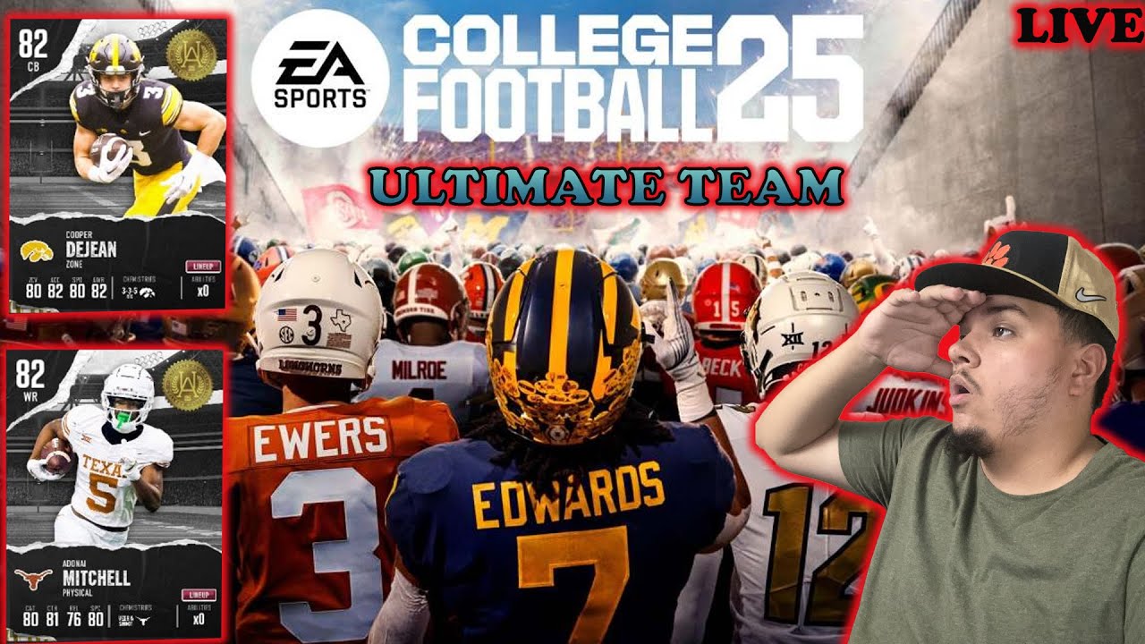 NCAA COLLEGE FOOTBALL 25 DEBUT STREAM | ULTIMATE TEAM RELEASE DAY - YouTube