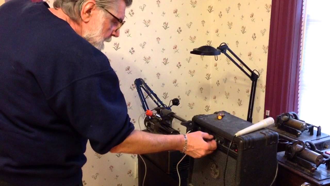 WAX CYLINDER RECORDING / MICROPHONE / ELECUSTIC PROCESS - YouTube
