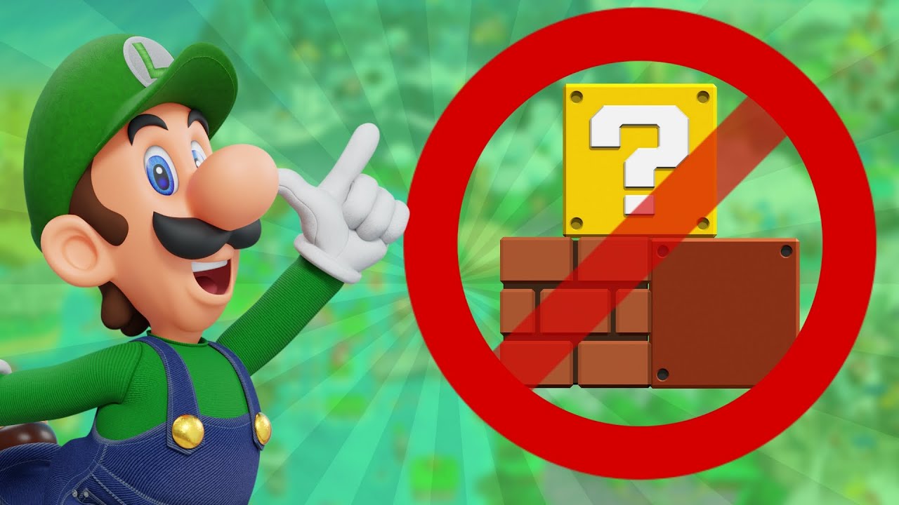 Can I beat New Super Luigi U without TOUCHING A SINGLE BLOCK? - YouTube