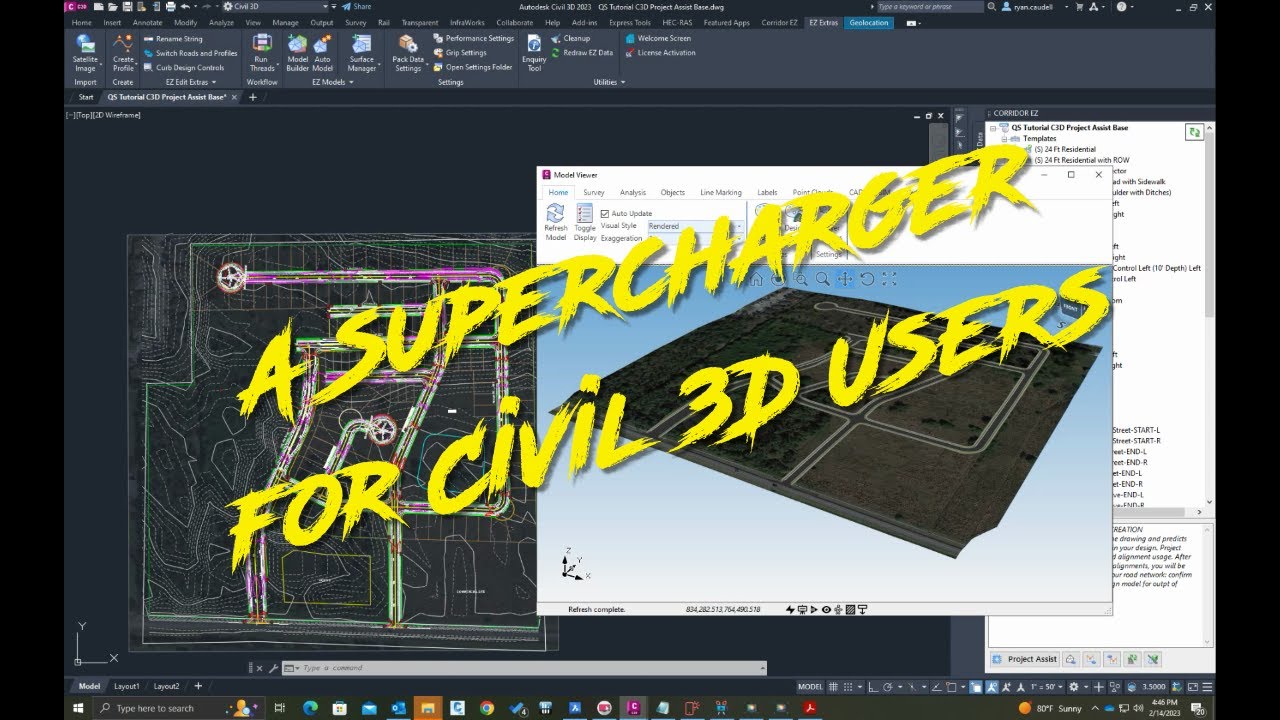 How to Create Civil 3D Corridors like a Pro without Any Experience ...
