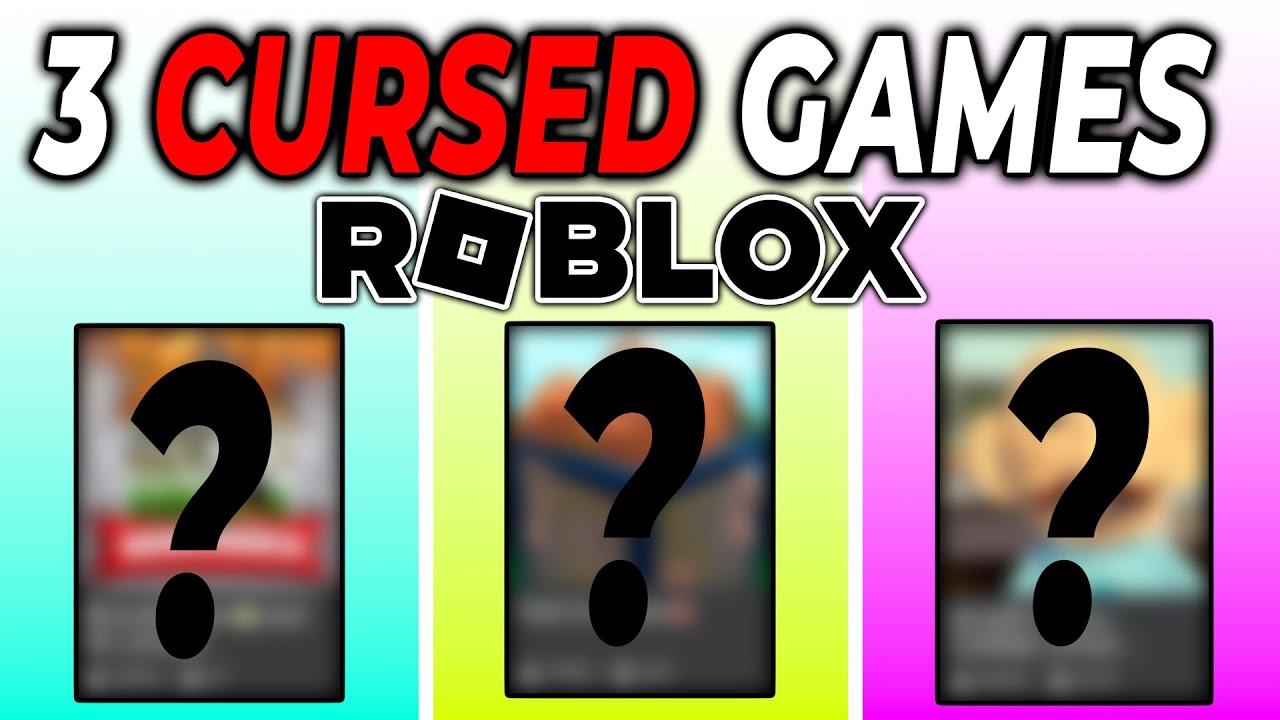 I Played 3 CURSED Games on Roblox And Here's What Happened.. - YouTube