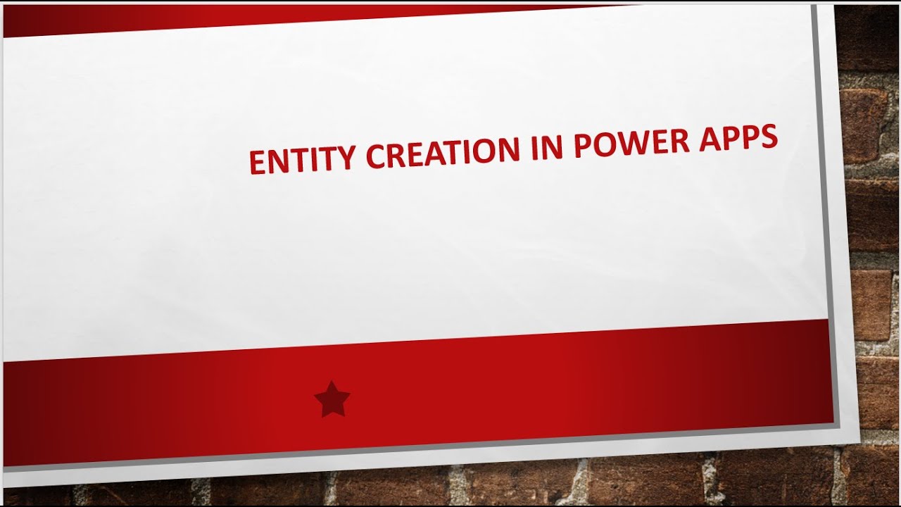 Tables / Entities Creation in Power Apps/ Dynamics - YouTube
