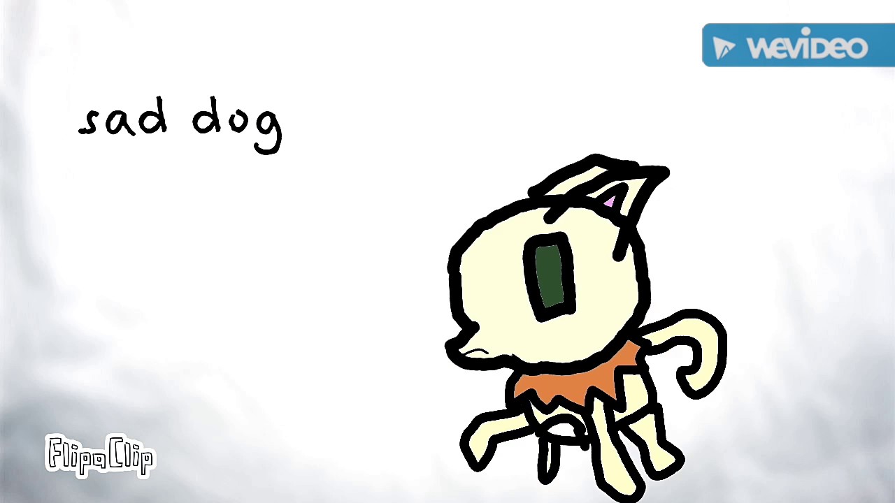 Sad dog (animation) - YouTube