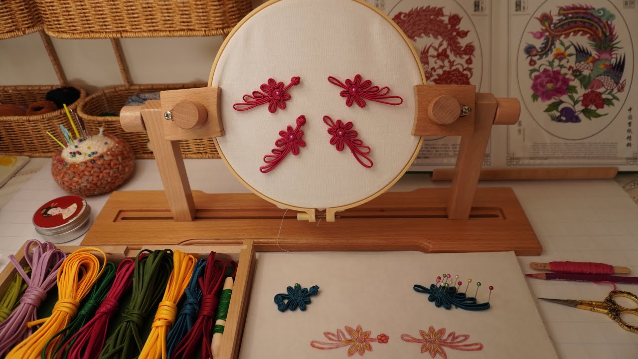 How is made, Phoenix Style Handmade Button for Chinese Cheongsam - YouTube