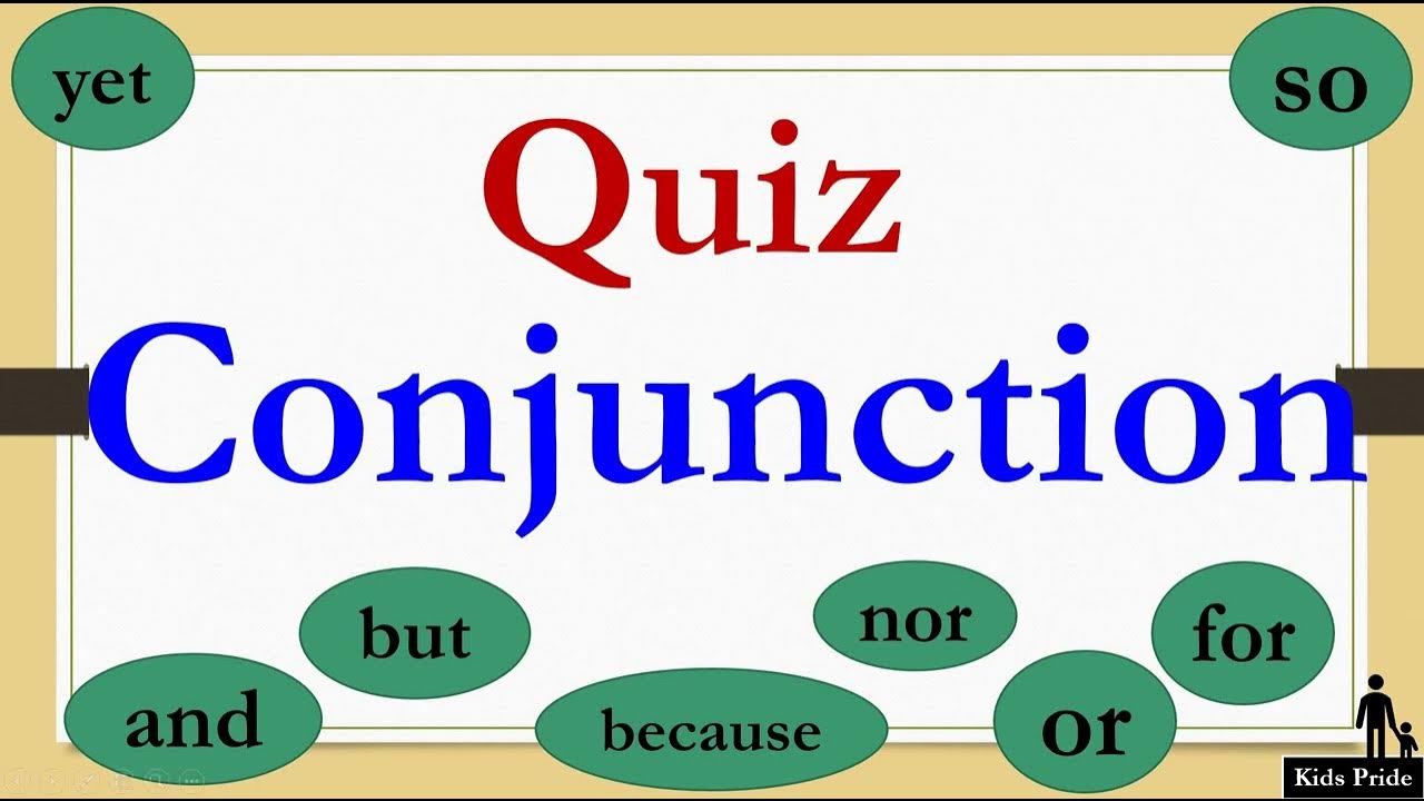 Quiz Conjunction | Conjunction Question and Answers | class 2 class 3 ...