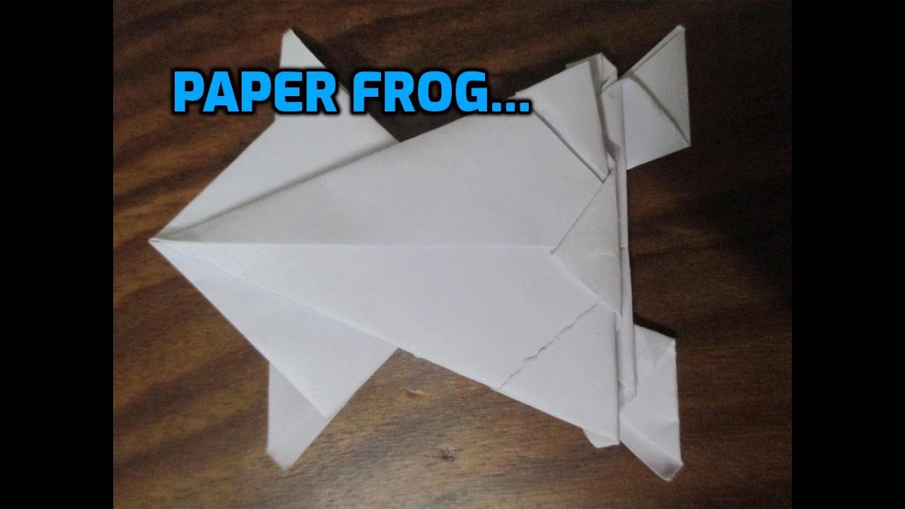 HOW TO MAKE FROG WITH PAPER | IN VERY EASY STEPS....... - YouTube