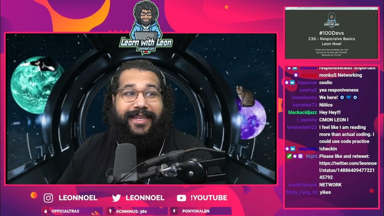 Learn Responsive CSS in 2022! Free Software Engineering Bootcamp! (class 07) - #100Devs - YouTube