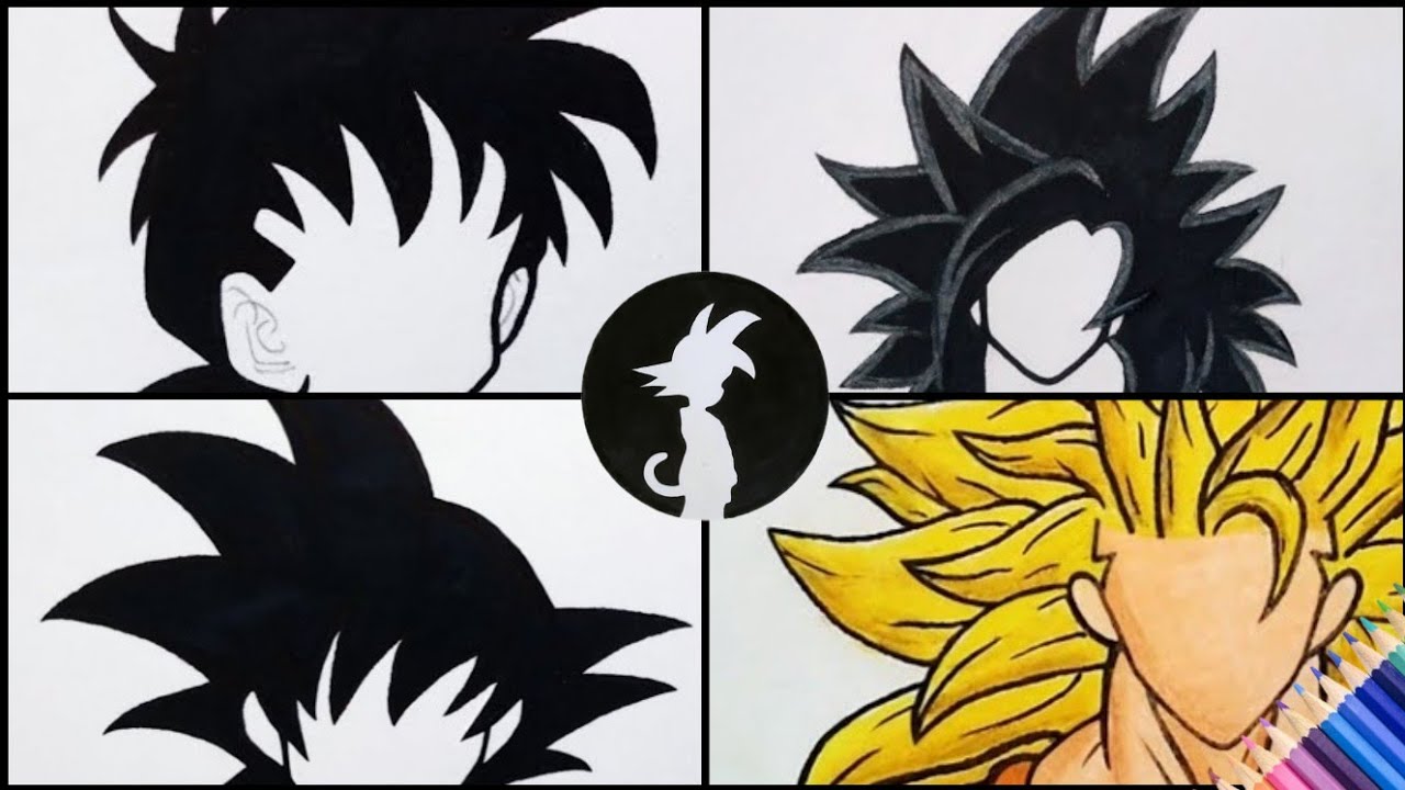 Drawing Dragon Ball Characters | Anime Drawing | Easy Drawing for ...