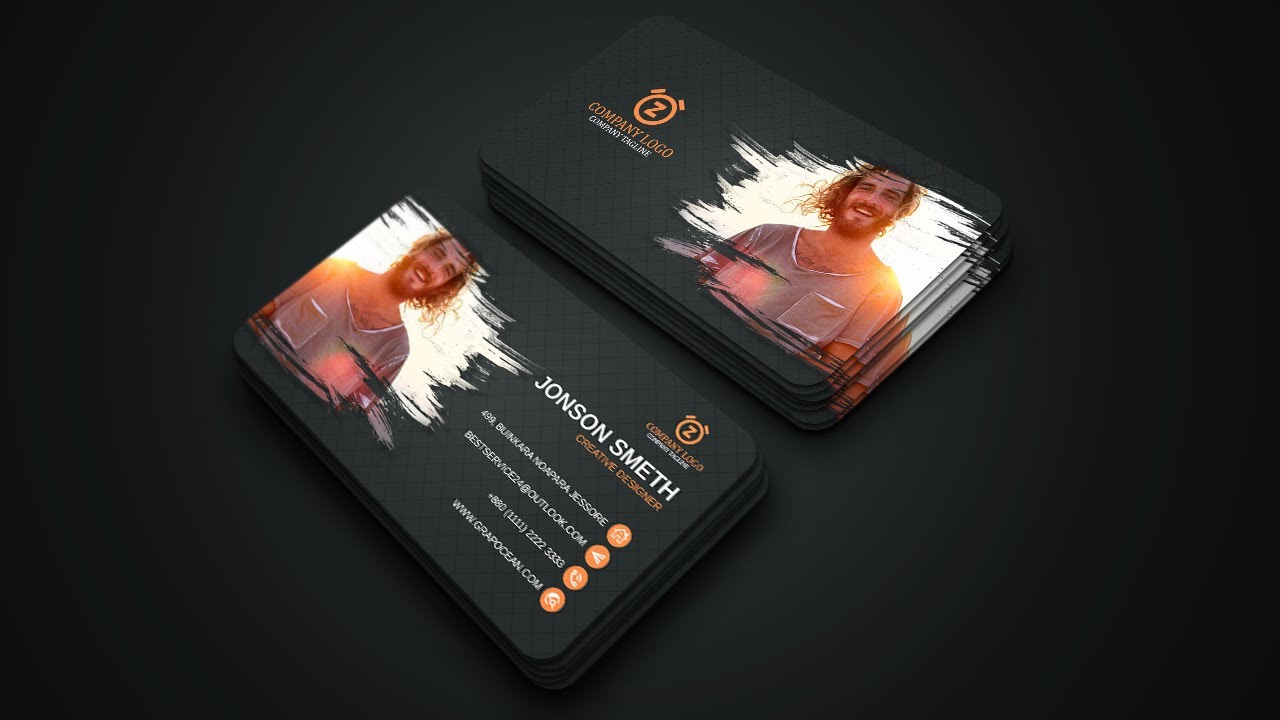 Professional Best Business Cards Design | Adobe Photoshop Tutorial ...