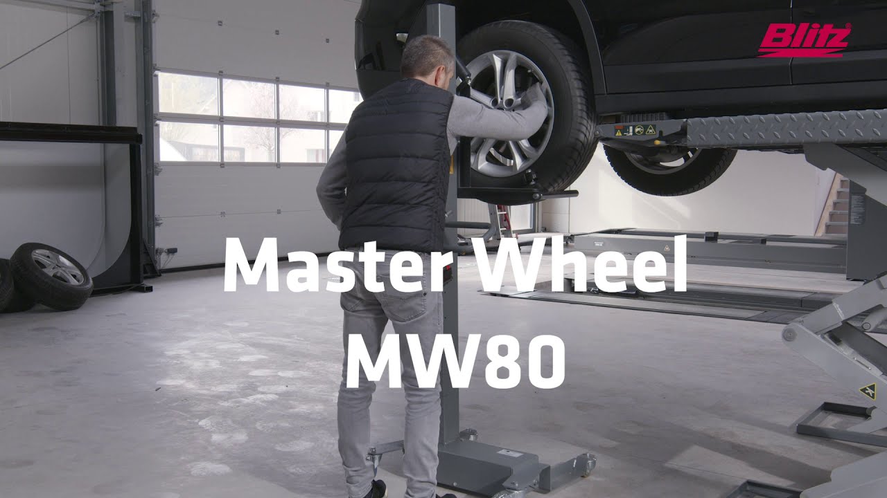 Anwendung Blitz Radmontagewagen MasterWheel MW-80 - VD 2020 08 - YouTube
