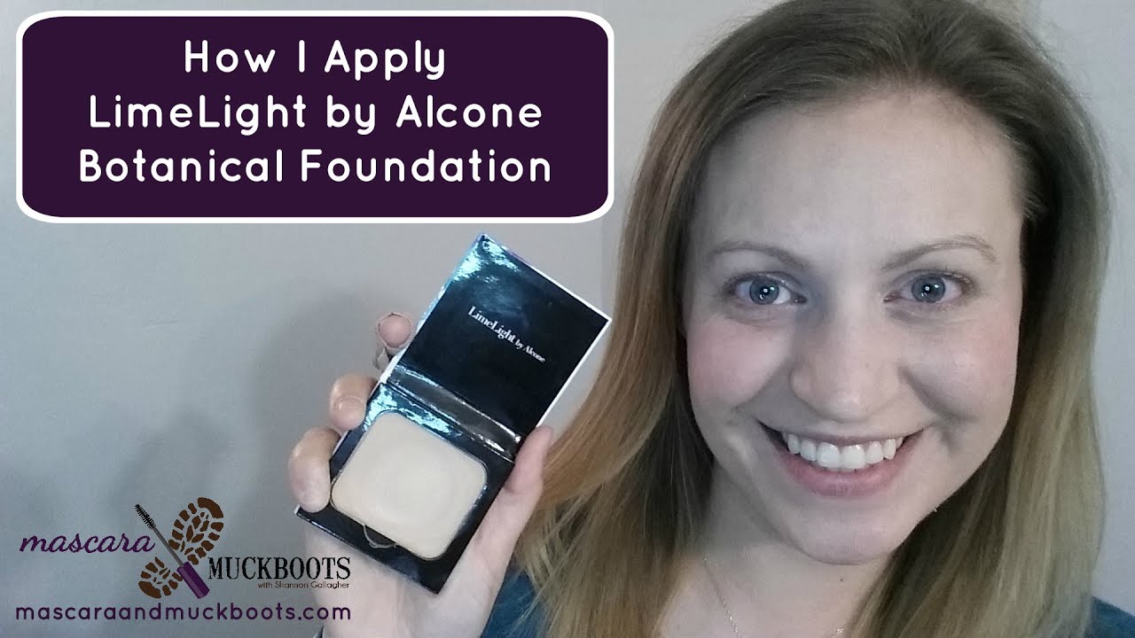 How I Apply LimeLight by Alcone Botanical Foundation - YouTube