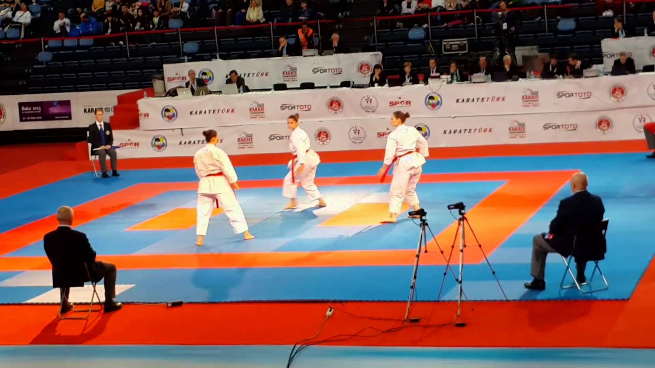 Karate Turkey vs Germany Final Female Kata - YouTube