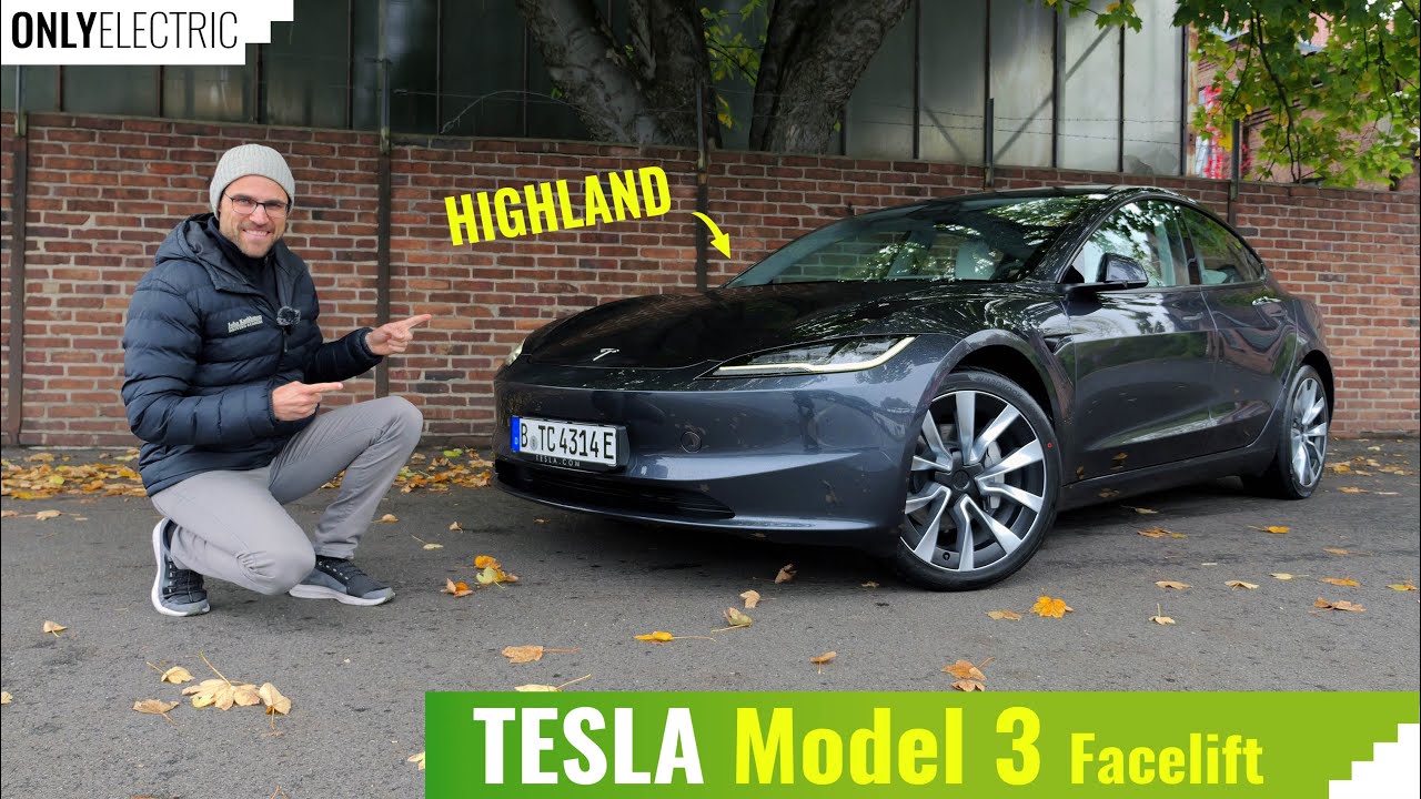 2024 Tesla Model 3 facelift Highland - Better Overall ! - YouTube