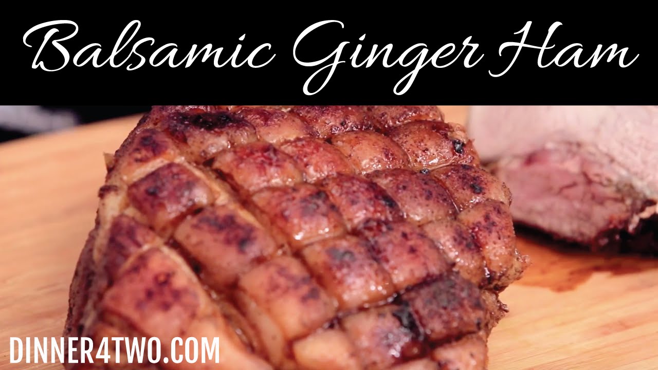 Honey Balsamic Ginger glazed Ham - YouTube