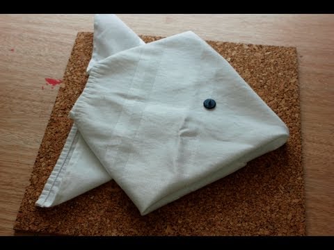 Fish Napkin Folding - Origami for Napkins - YouTube
