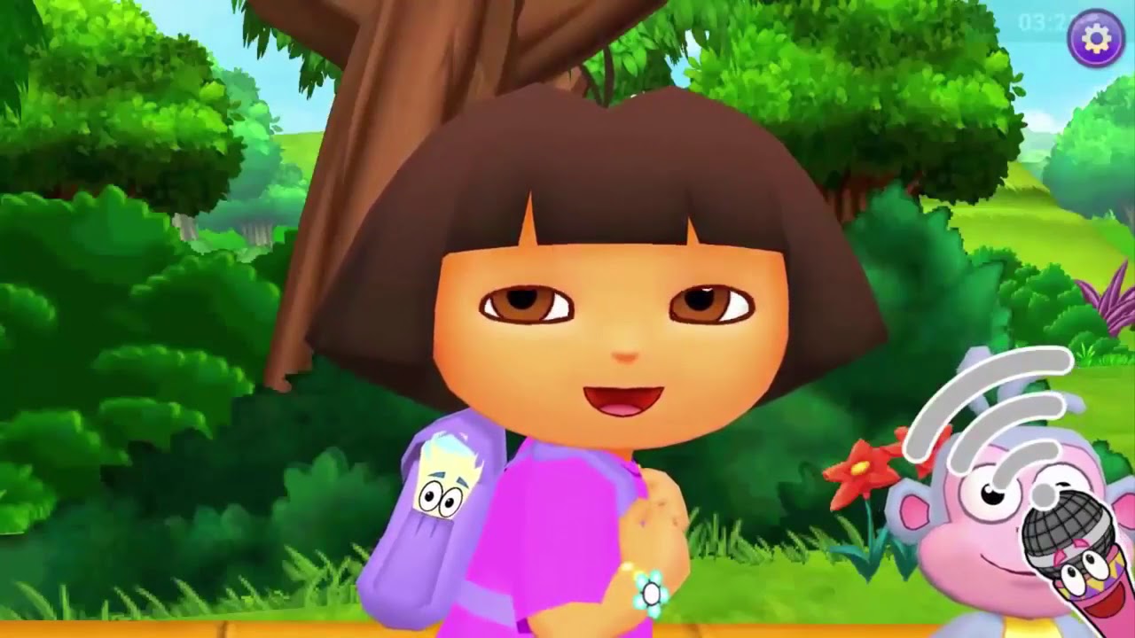Dora the Explorer Help Little Pig, The Wolf is Coming, Hide Inside My ...
