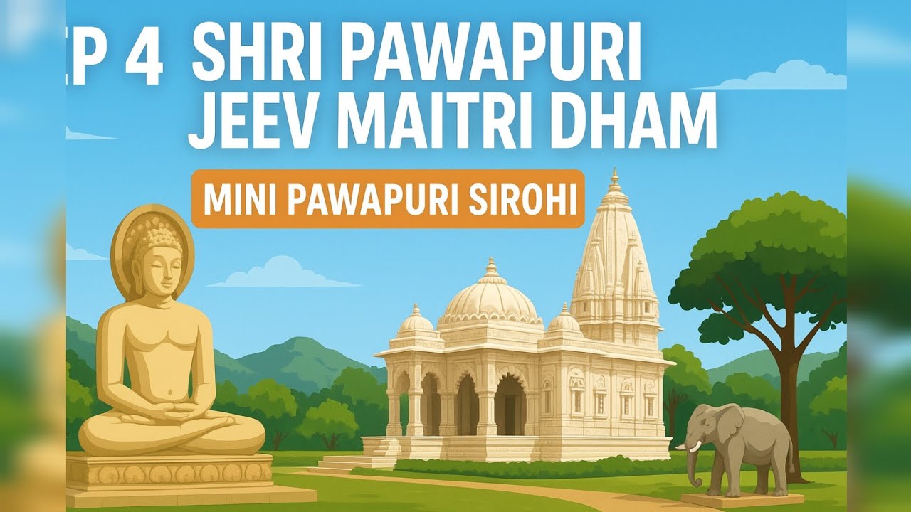 Ep–4 | Shri Pawapuri Jeev Maitri Dham Mini Pawapuri Sirohi - YouTube