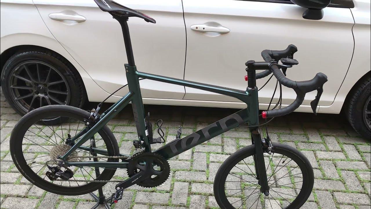 TERN SURGE MINIVELO FULL UPGRADE GRUPSET SHIMANO 105 - YouTube