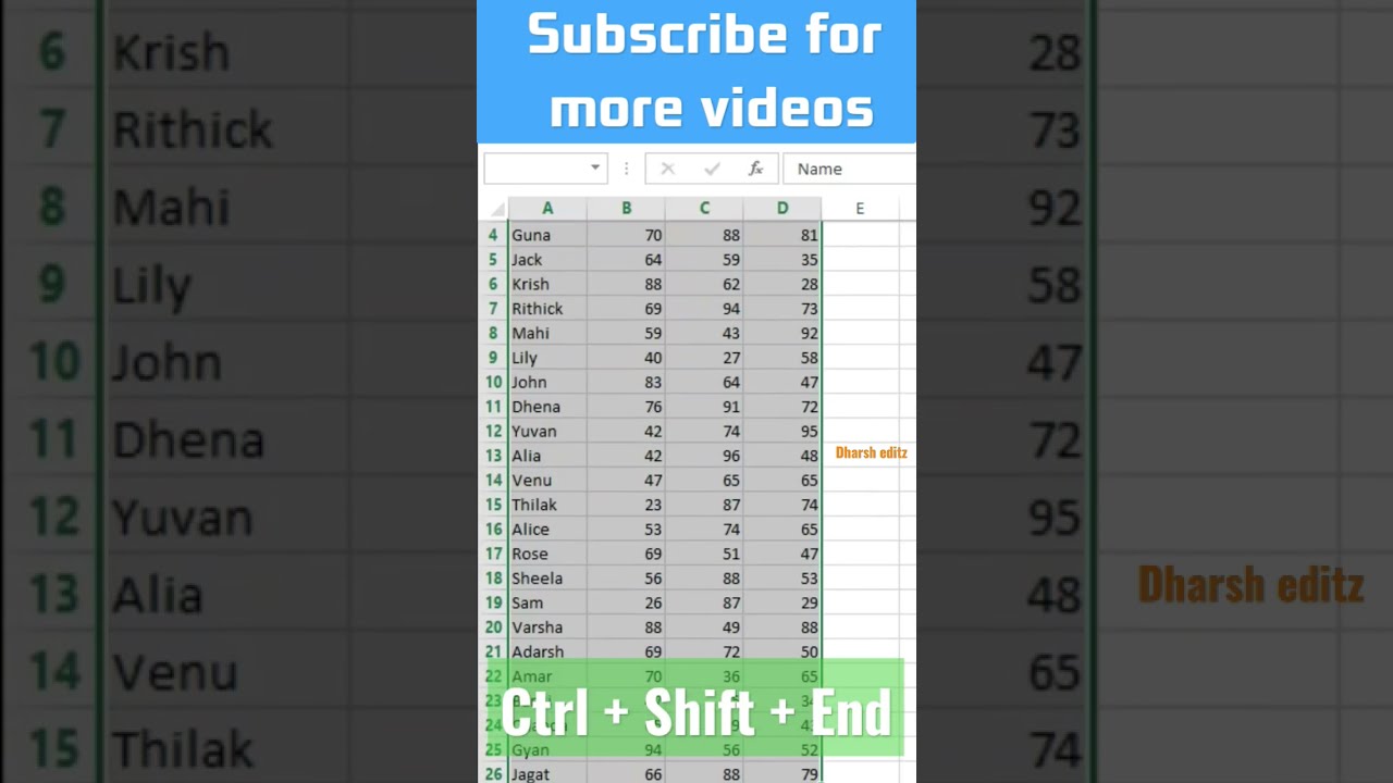 Easy To Select All In Excel Excel Tips And Tricks 2 dharsheditz Easy To Select All In Excel Excel Tips And Tricks 2 dharsheditz