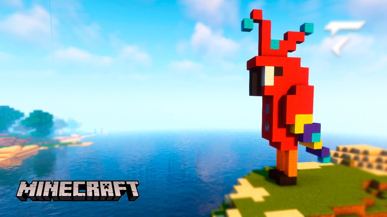 Cute Parrot Statue in Minecraft | Tutorial - YouTube