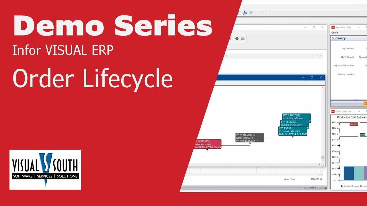 Order Lifecycle – VISUAL ERP Micro Demo - YouTube