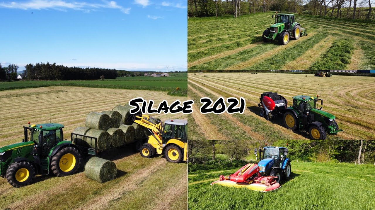 Silage 2021 - Brangan Farm - YouTube