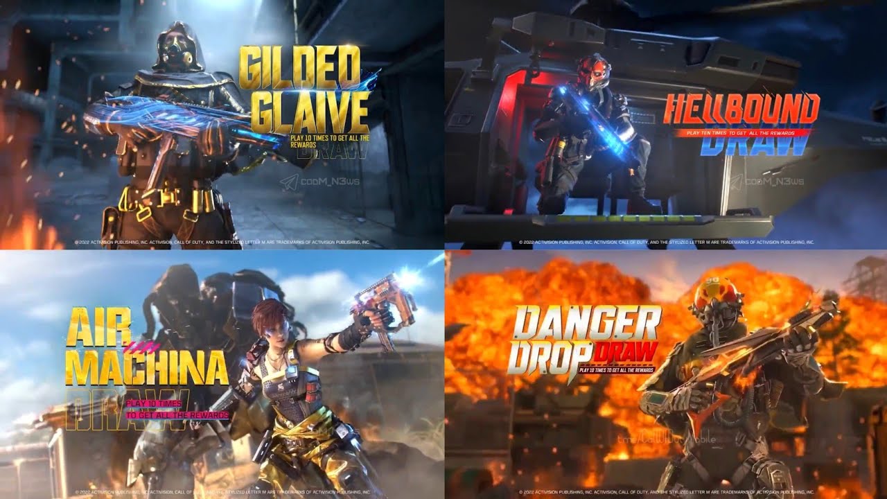 SEASON 6 ALL LUCKY DRAWS TRAILER CODM | LEGENDARY ALIAS CODM - YouTube