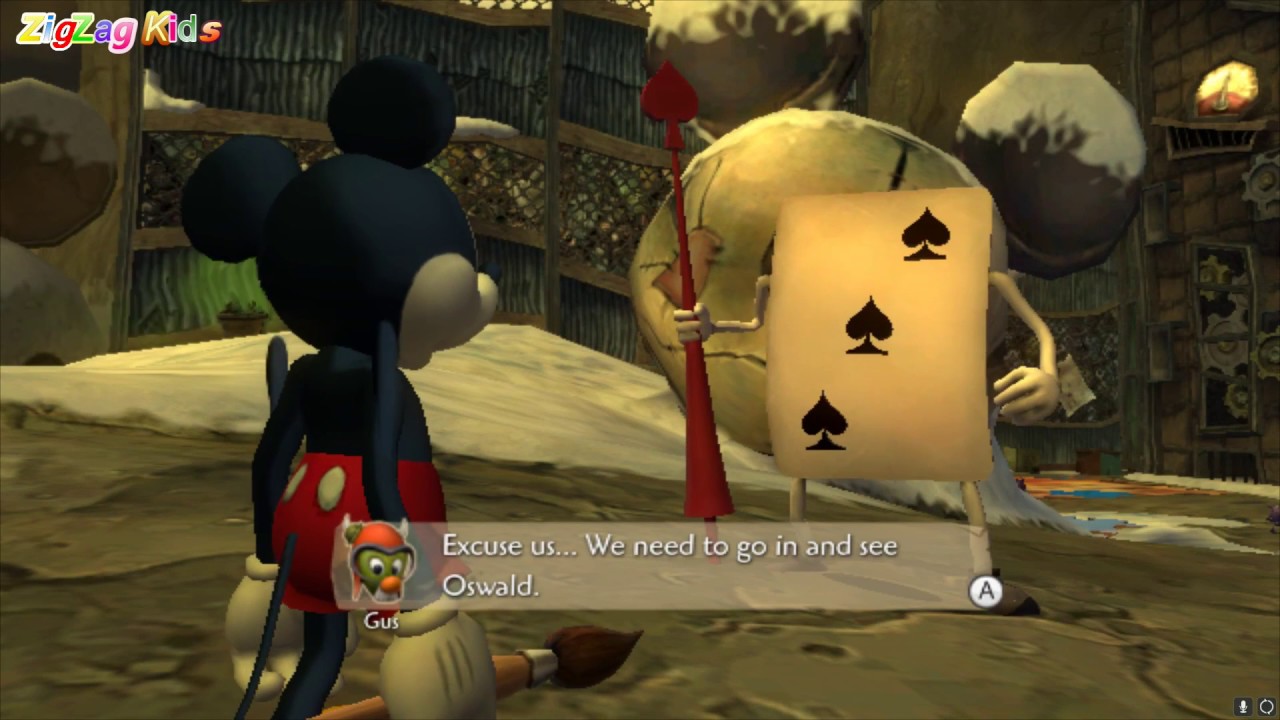 O Rato Mickey | Disney Epic Mickey | Part 8 | ZigZag - YouTube