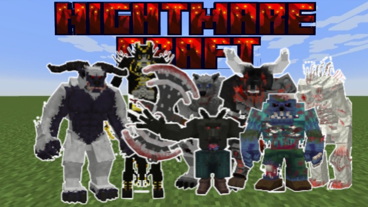 Nightmare Craft Addon || MCPE - YouTube