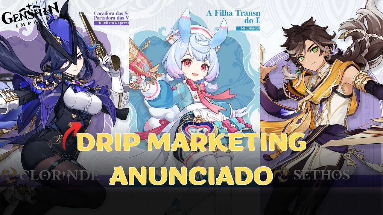 DRIP MARKETING ANUNCIADO!! Clorinde Perfeita - YouTube