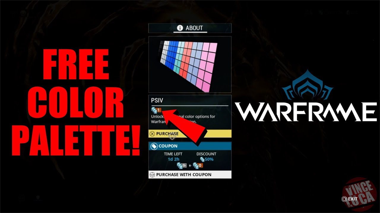 Warframe Free Color Pallets YouTube warframe-free-color-pallets-youtube