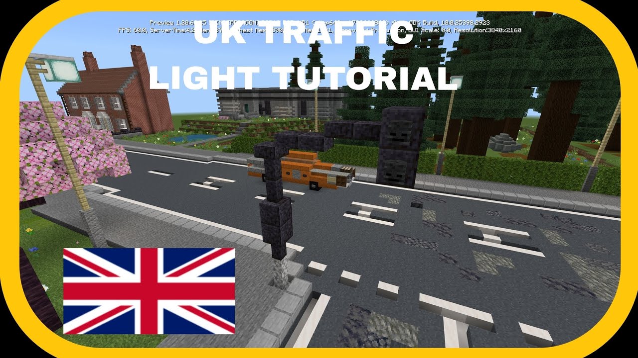 Minecraft - UK - How to make a Traffic-Light Tutorial. - YouTube