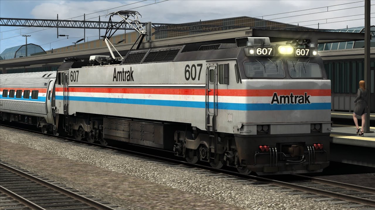Train Simulator Classic | GE E60 Electric Locomotive | Amtrak Phase II ...