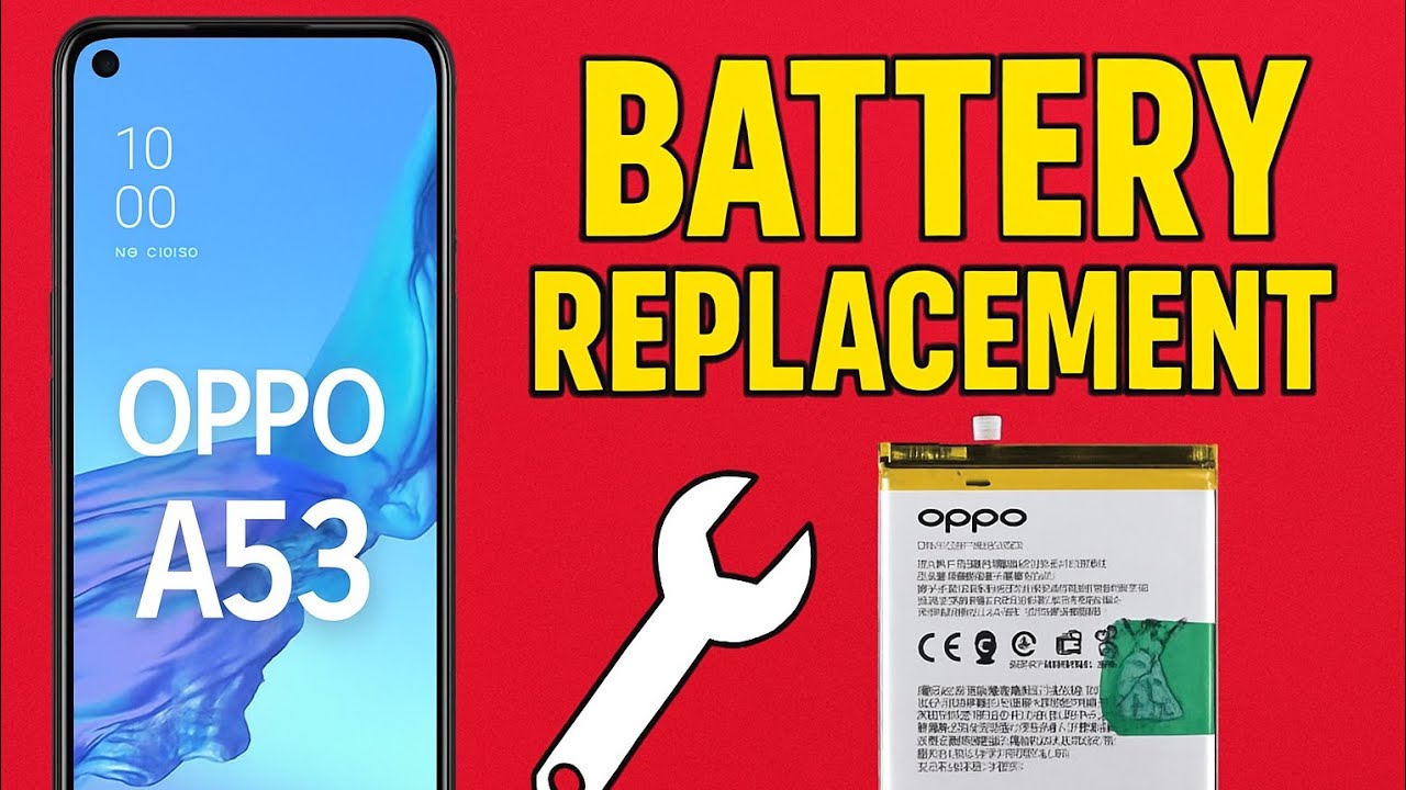 OPPO A53 BATTERY REPLACEMENT | HOW TO CHANGE OPPO A53 BATTERY #repair # ...