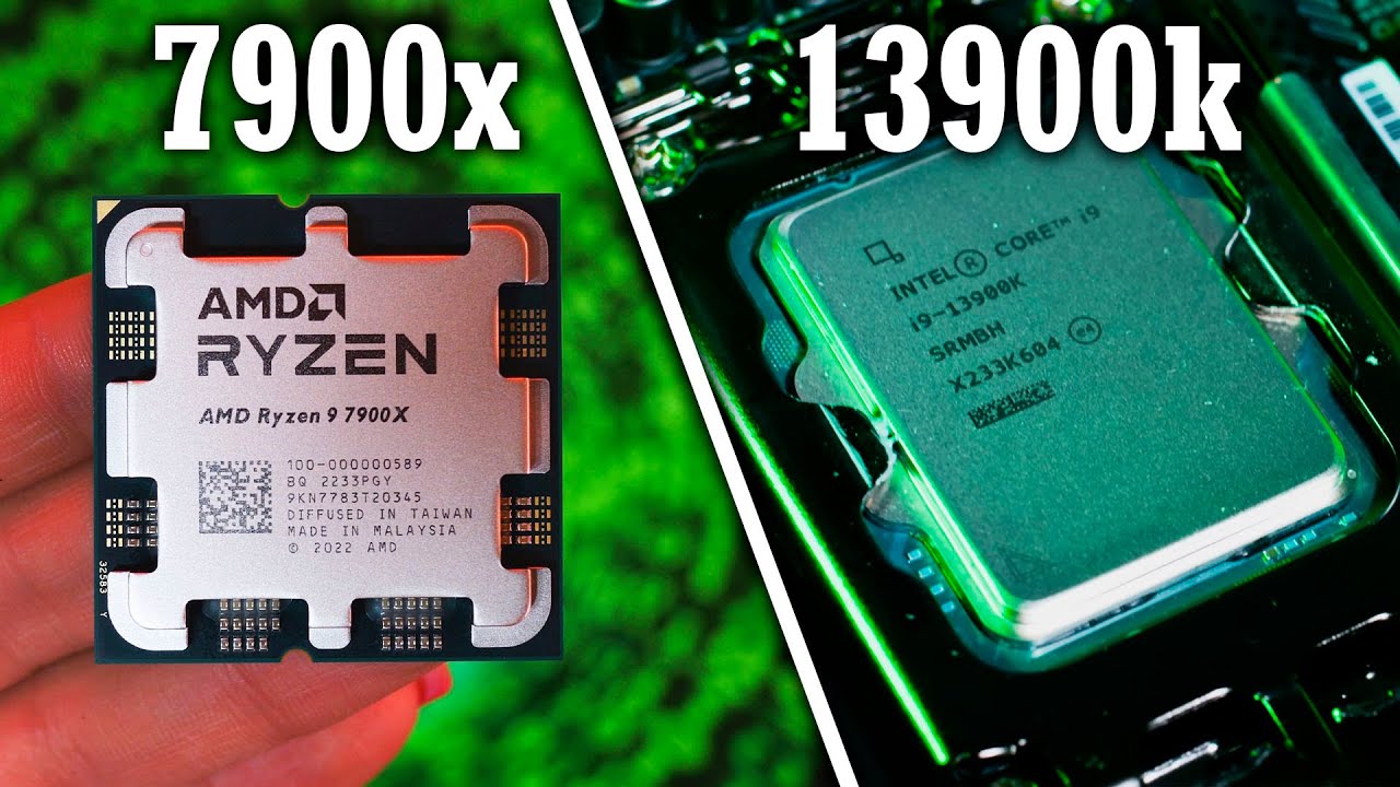 INTEL VS AMD 💥 RYZEN 9 7900X VS INTEL I9 13900K 😱 - YouTube