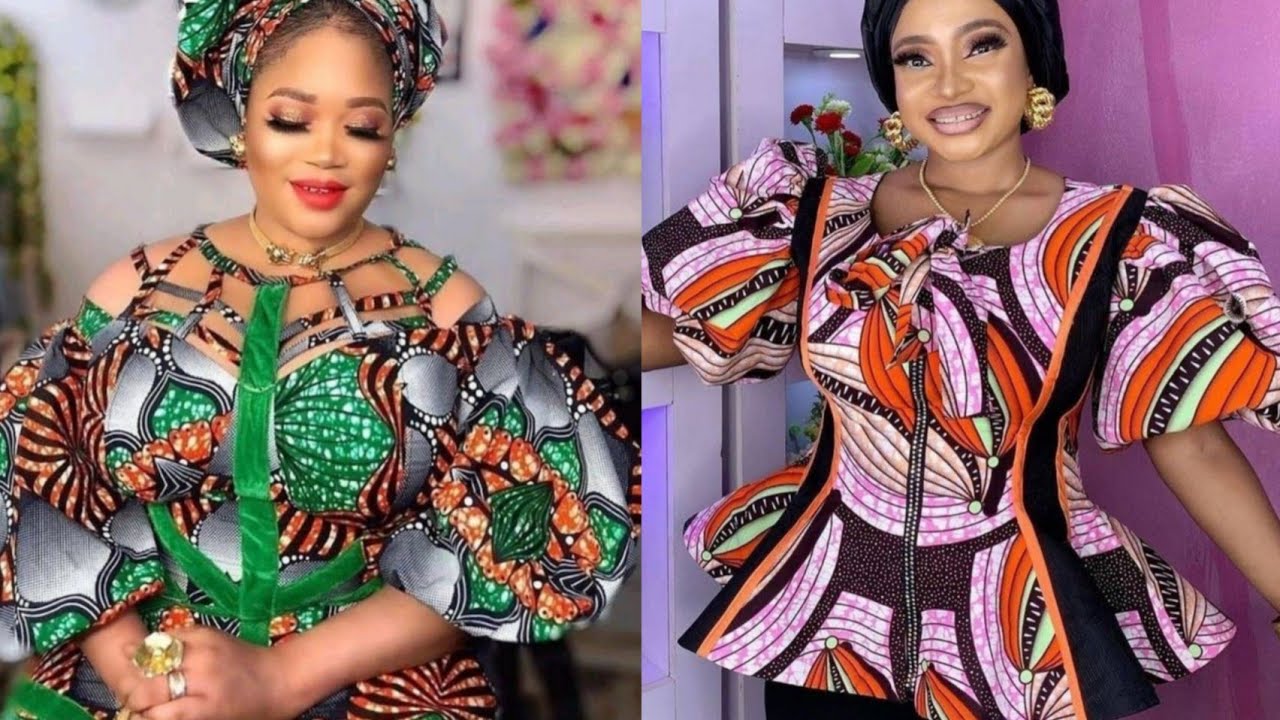 STYLISH AND FASHIONABLE COLLECTIONS OF AFRICAN WAX PRINT DRESS STYLES ...